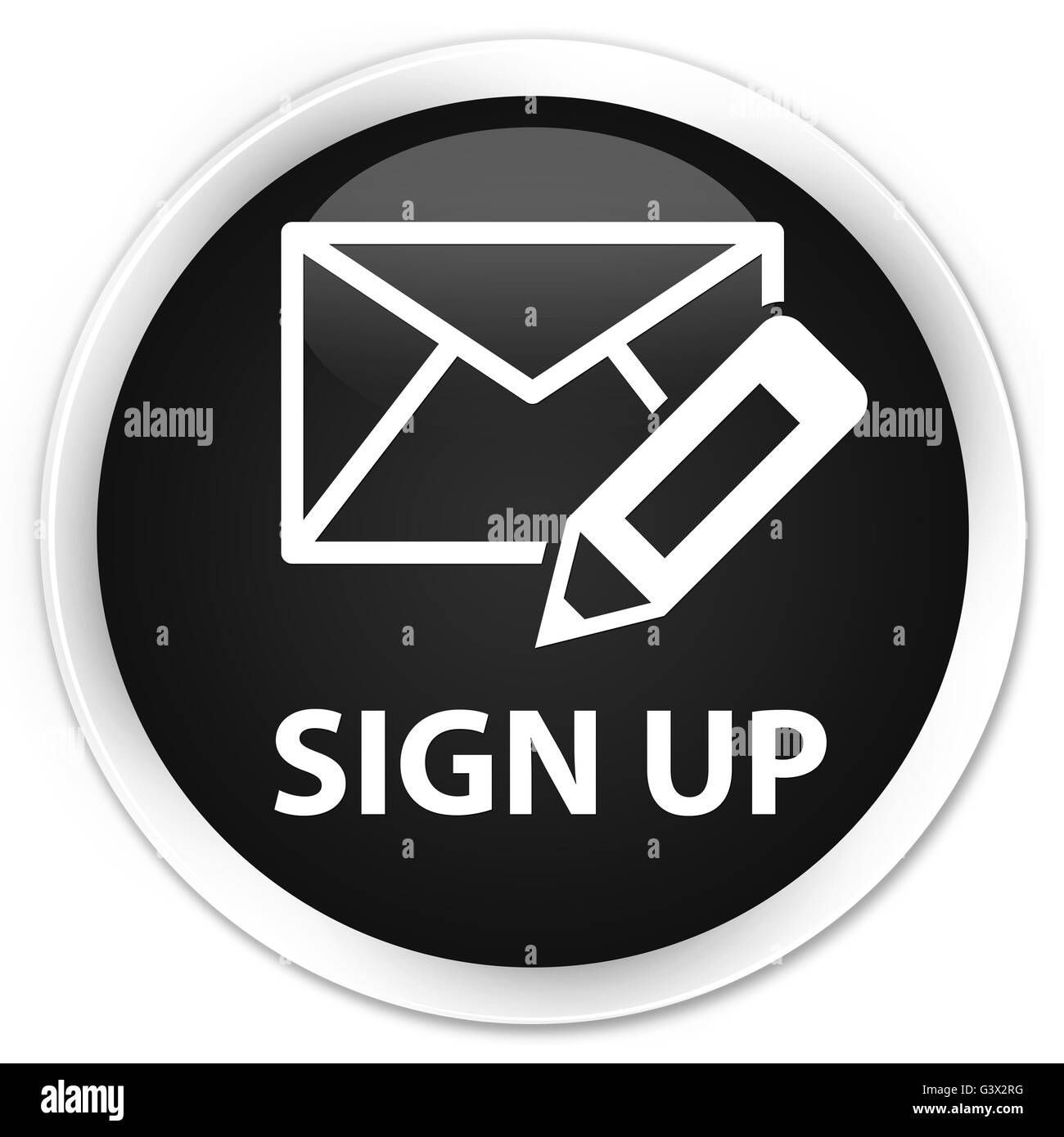 Edit pencil icon on Black and White Stock Photos & Images - Alamy