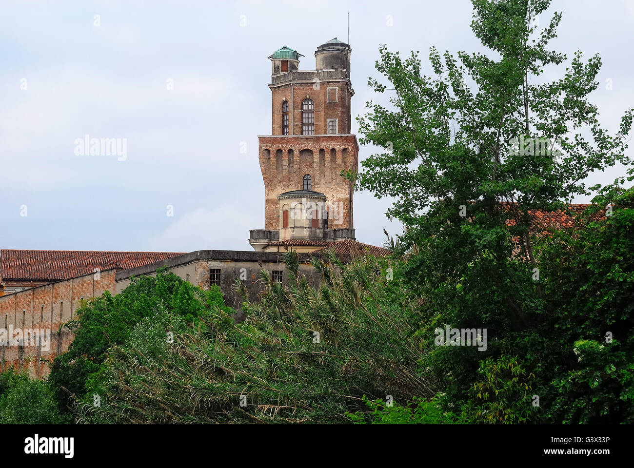 Padua, Veneto, Italy. A view of the Specola or Torlonga tower, the ...