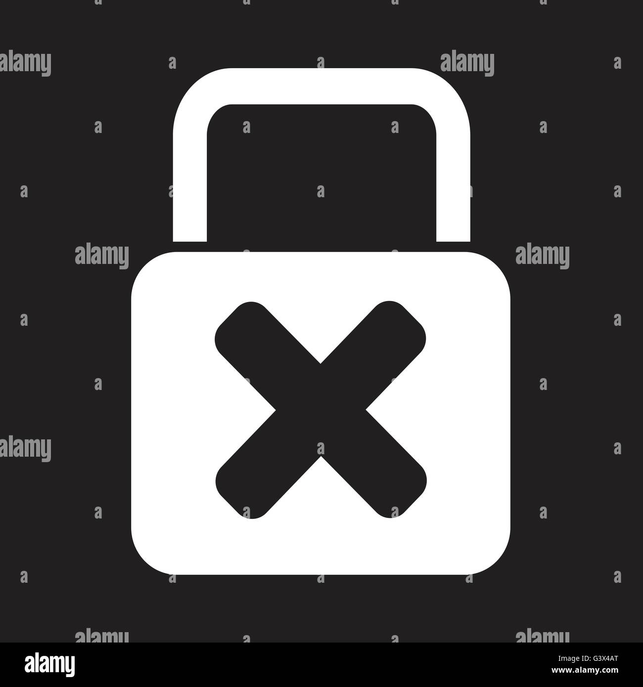 Lock Icon illustration design Stock Vector Image & Art - Alamy