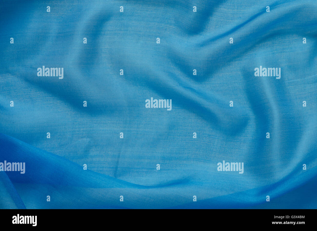 blue silk textile texture background Stock Photo - Alamy