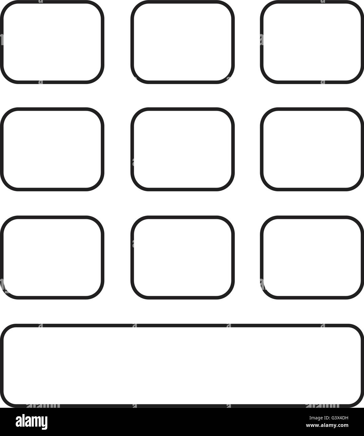 keypad icon illustration design Stock Vector Image & Art - Alamy