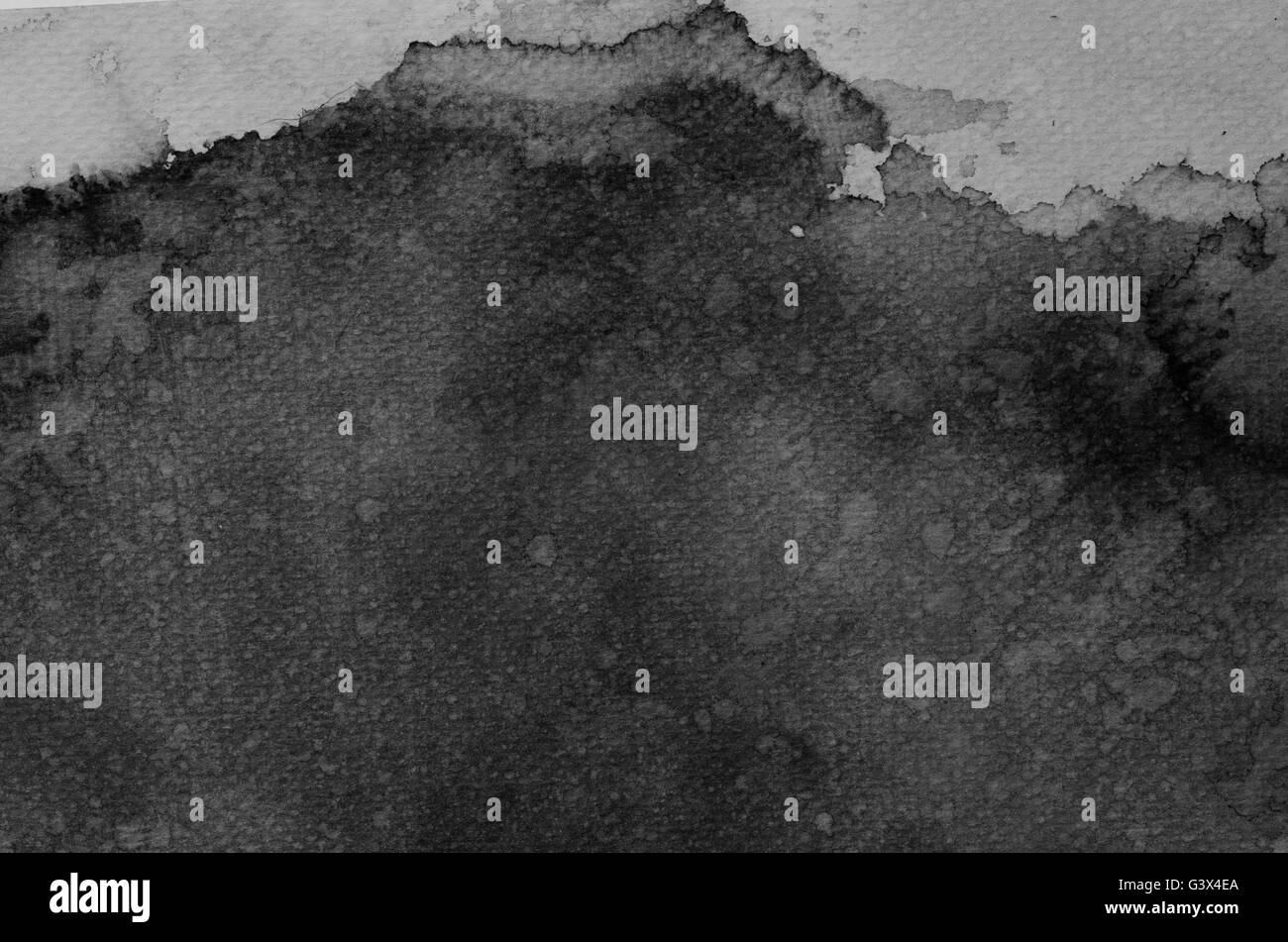 Color gradient watercolor stains Black and White Stock Photos & Images ...