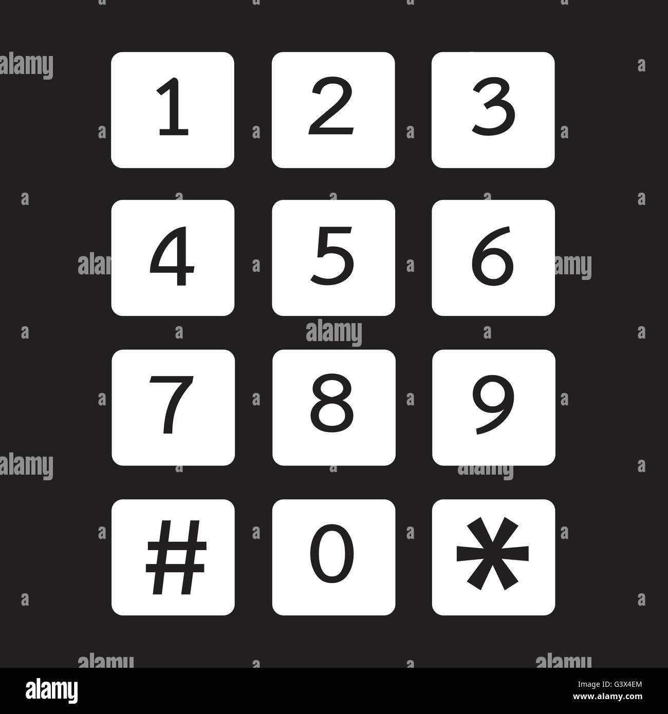 keypad icon illustration design Stock Vector Image & Art - Alamy