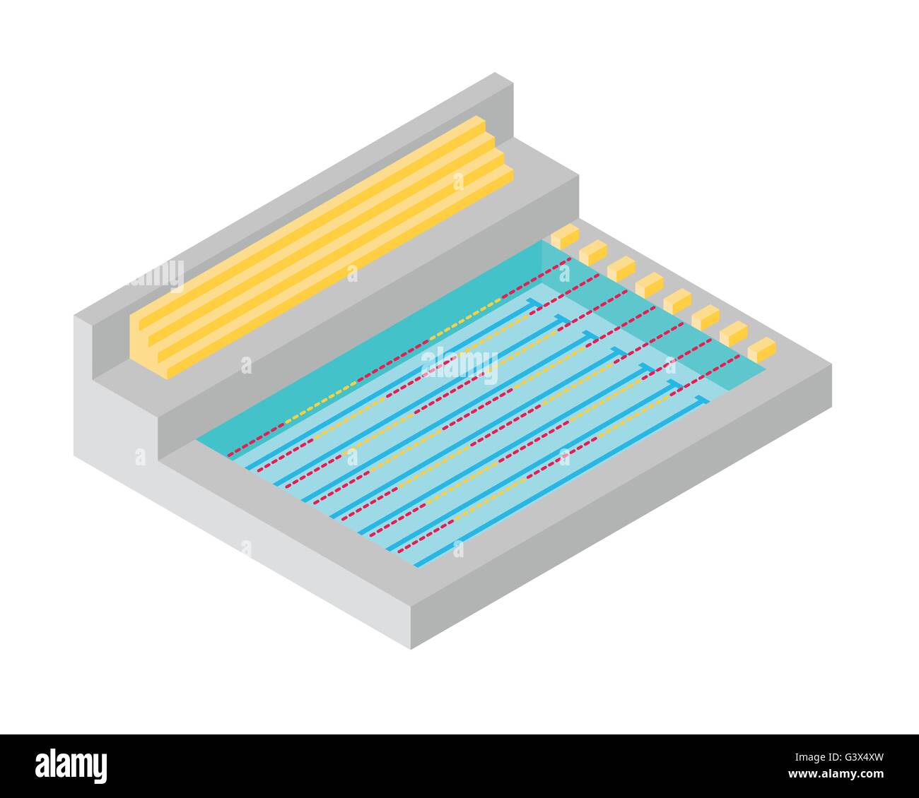 Isometric drawing Cut Out Stock Images & Pictures - Alamy