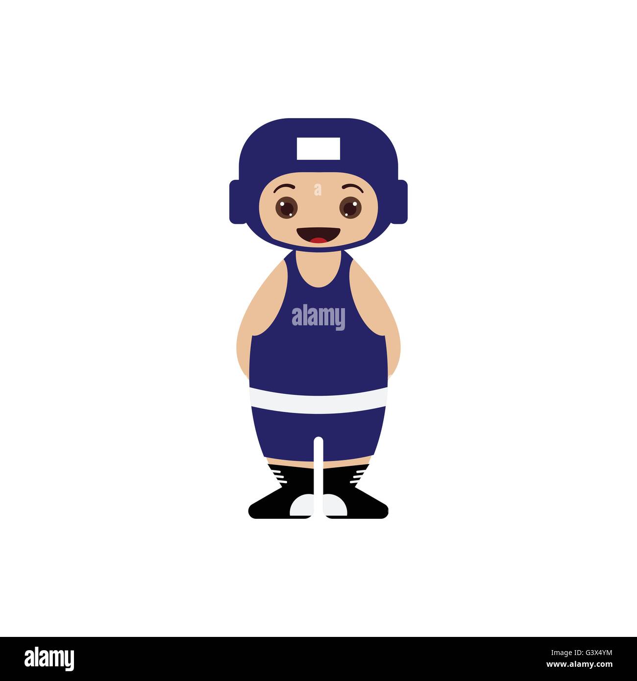 Cartoon boxer vector illustration Stock Vector Image & Art - Alamy