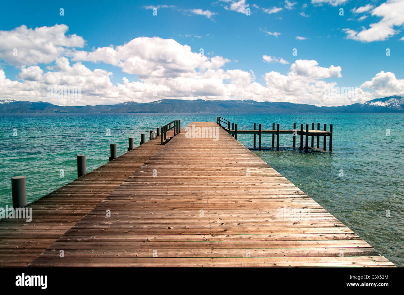 Blue pier hi-res stock photography and images - Alamy