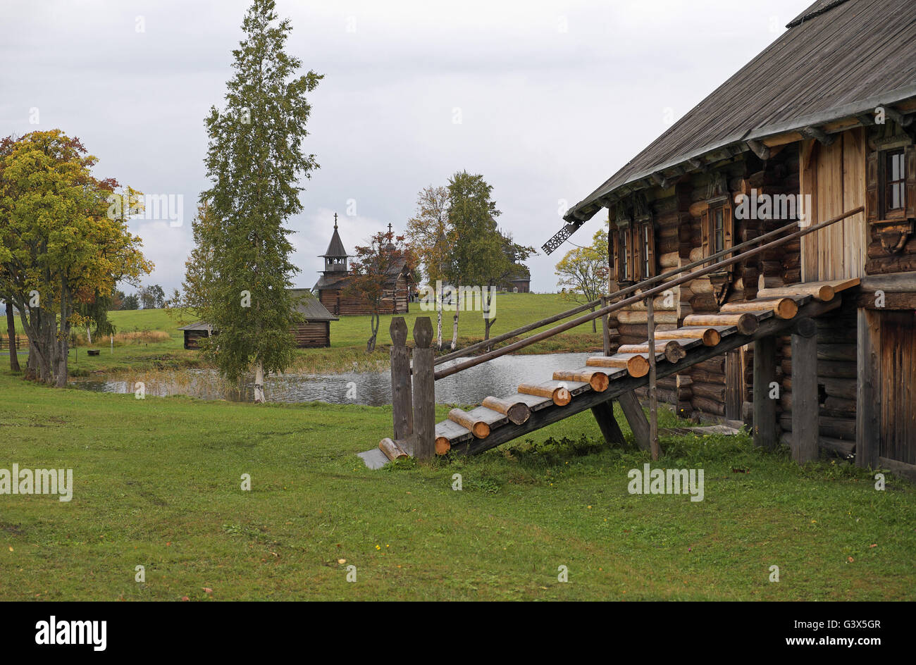 Russian farm barn hi-res stock photography and images - Alamy