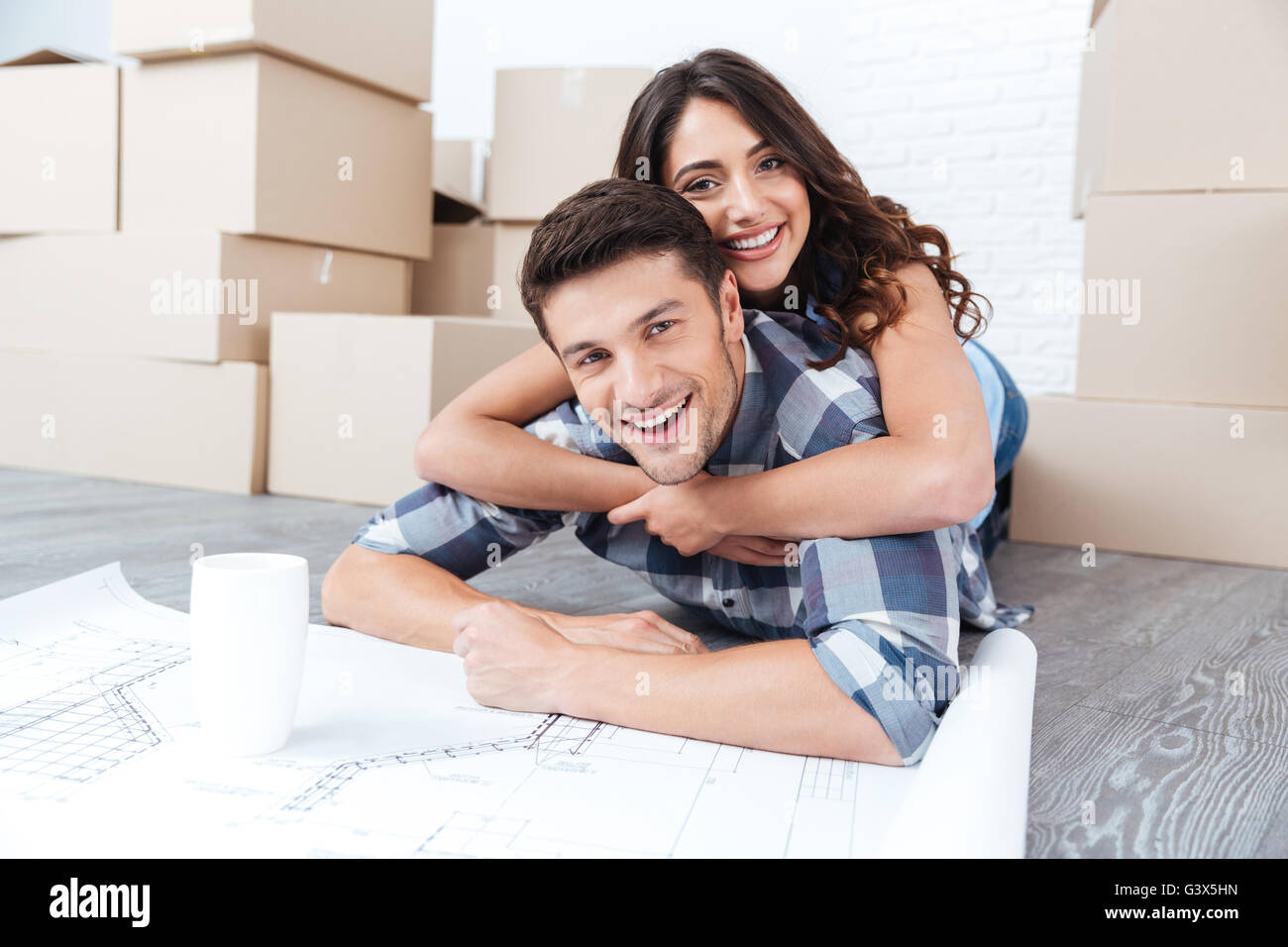 Couple house floor plan hi-res stock photography and images - Alamy