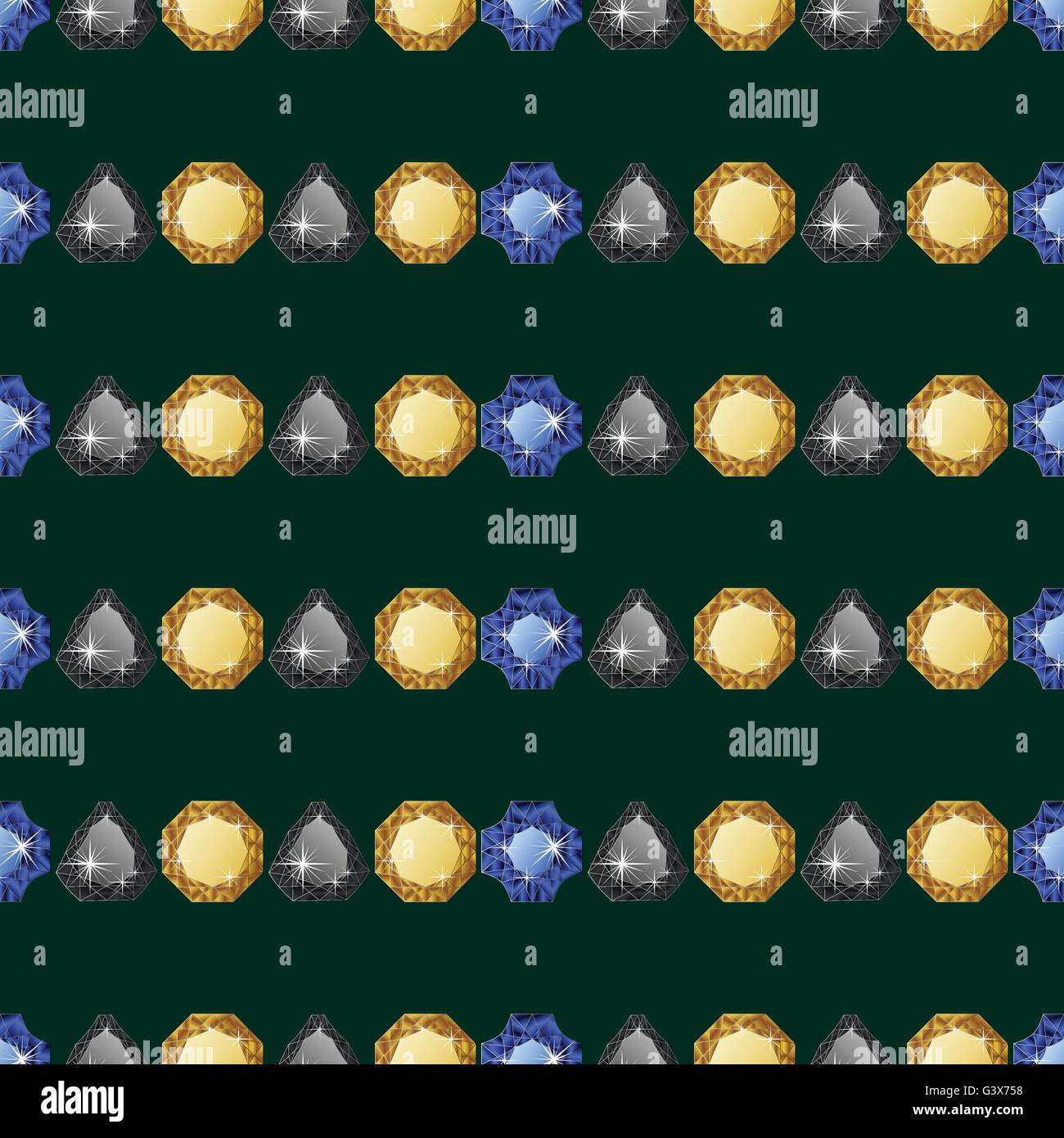 Diamonds seamless pattern Stock Vector Image & Art - Alamy