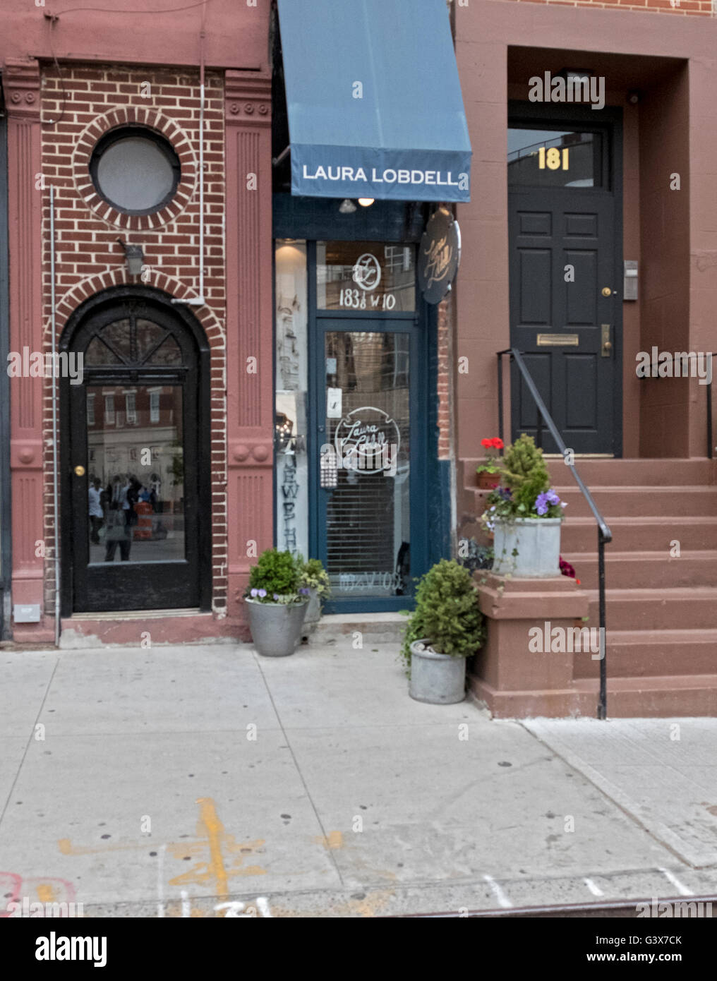 LAURA LOBDELL tiny store on West 10th STreet in Greenwich Village, NYC ...