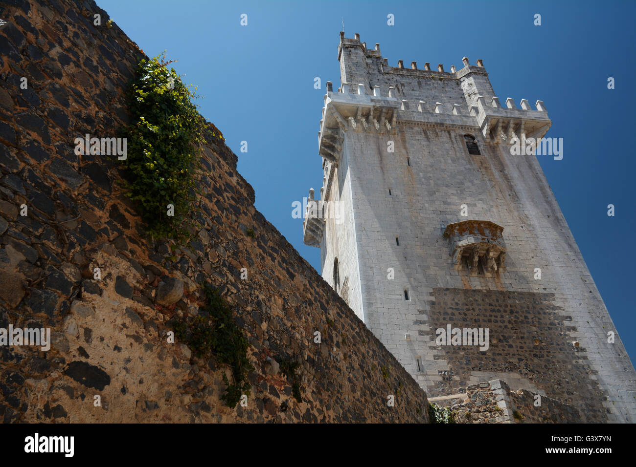 View of the Castelo, Beja, Alentejo, Portugal Stock Photo - Alamy