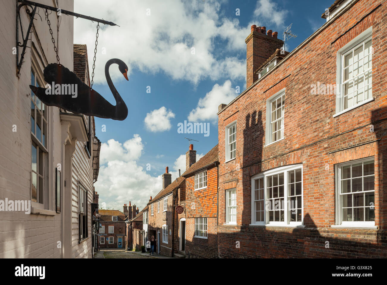 Spring afternoon on West Street in Rye Stock Photo - Alamy
