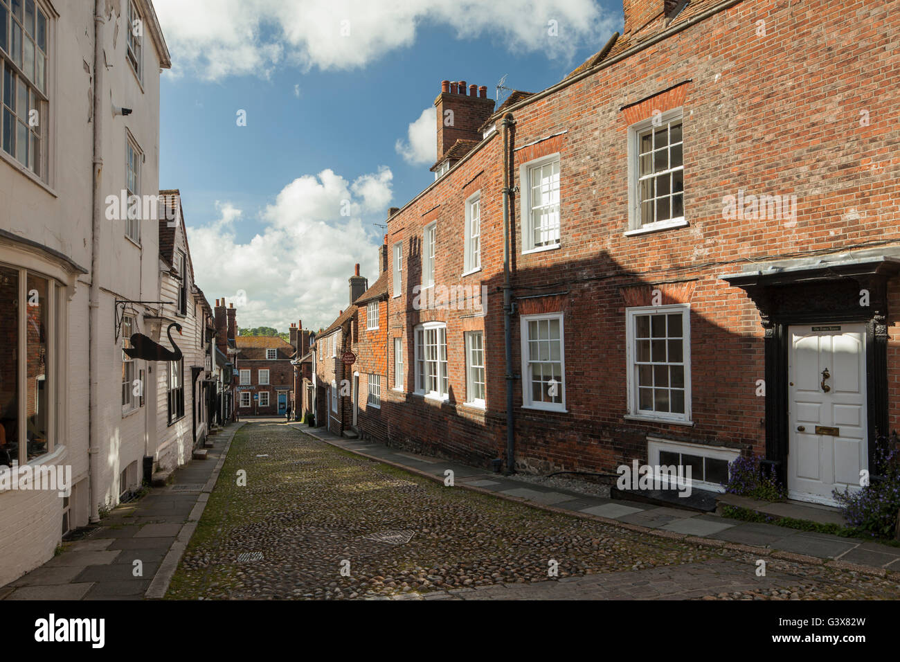 Spring afternoon on West Street in Rye, England Stock Photo - Alamy