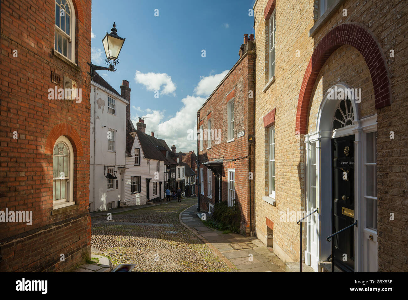 Spring afternoon on West Street in Rye Stock Photo - Alamy