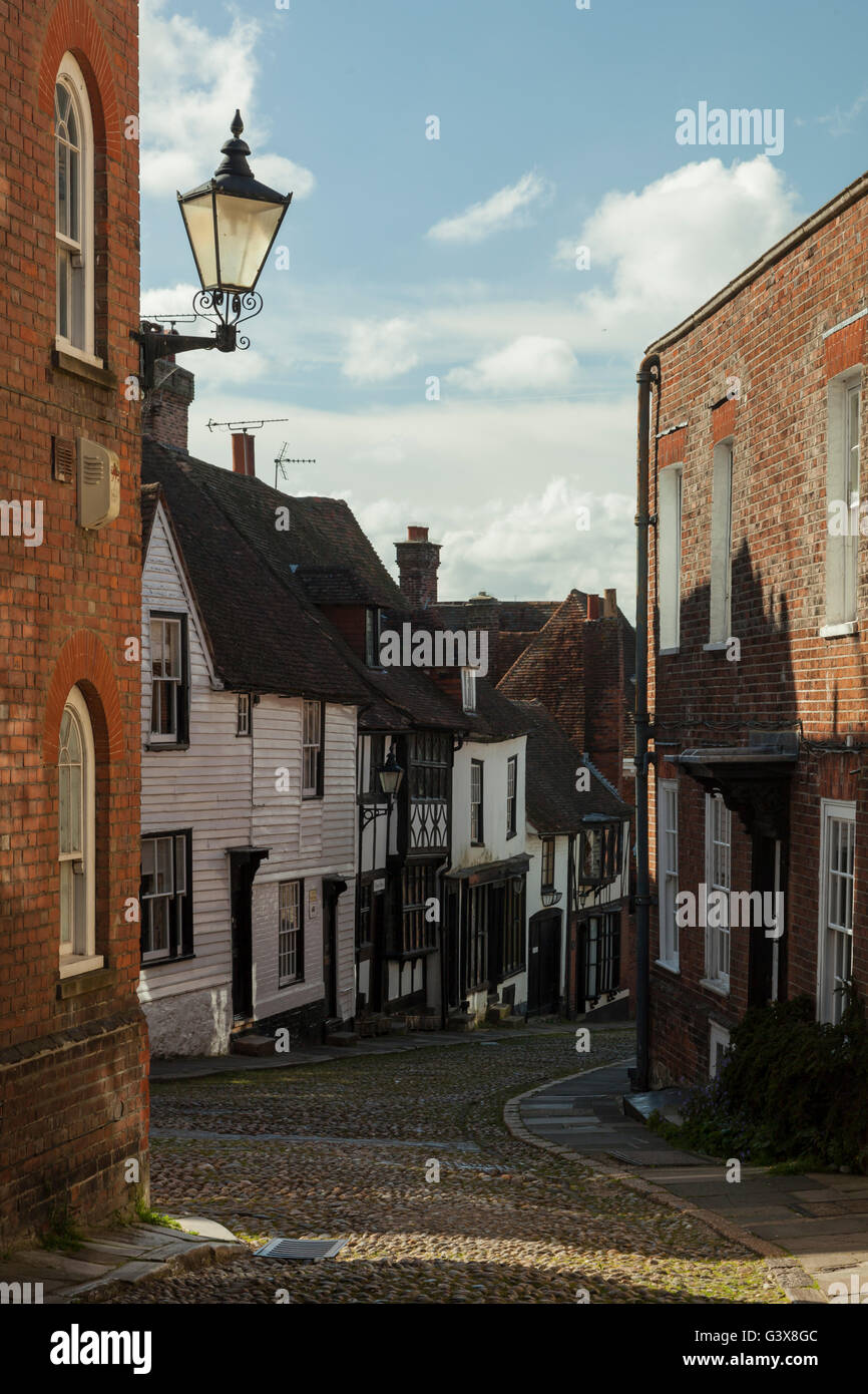Spring afternoon on West Street in Rye Stock Photo - Alamy