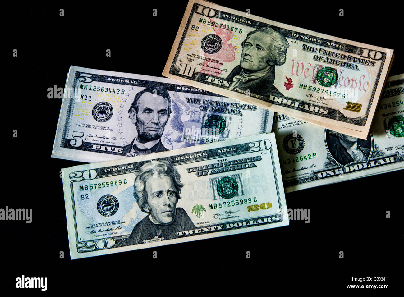 US Dollar banknotes Stock Photo - Alamy