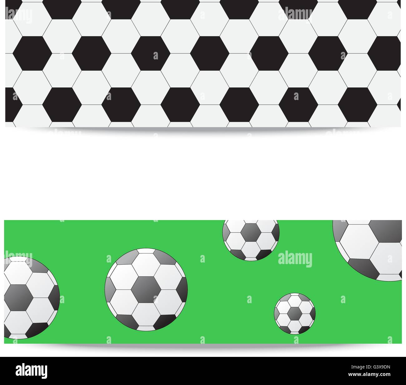 Banners on the football theme Stock Vector Image & Art - Alamy
