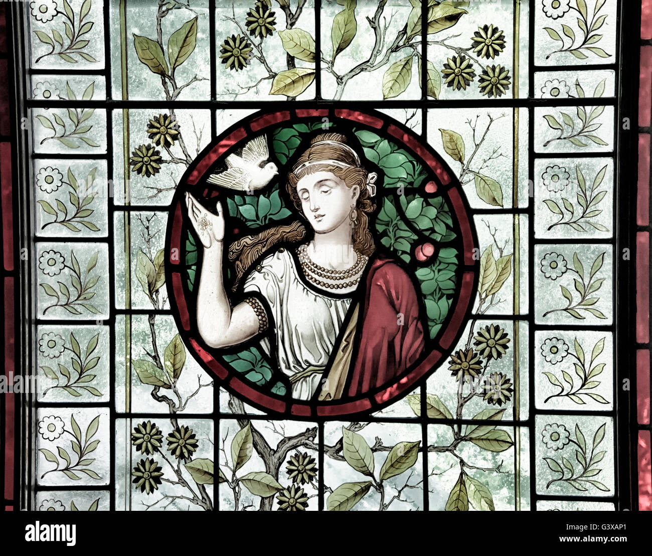 Glass stained window greek goddess hi-res stock photography and images ...