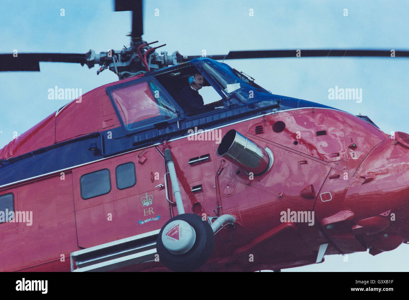 Archive image of Westland Wessex helicopter XV733 of the Queen's Flight ...