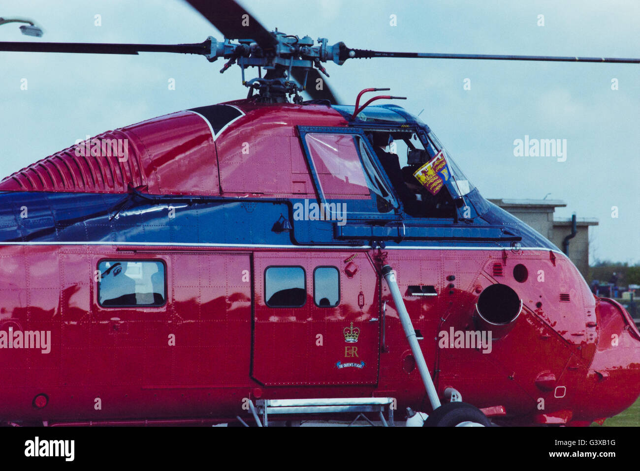 Archive image of Westland Wessex helicopter XV733 of the Queen's Flight ...