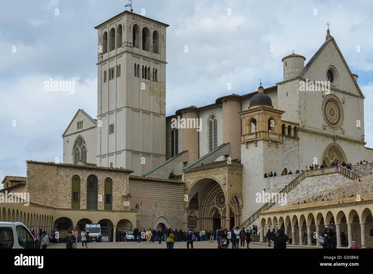 a view of assisi in umbria, italy Stock Photo - Alamy