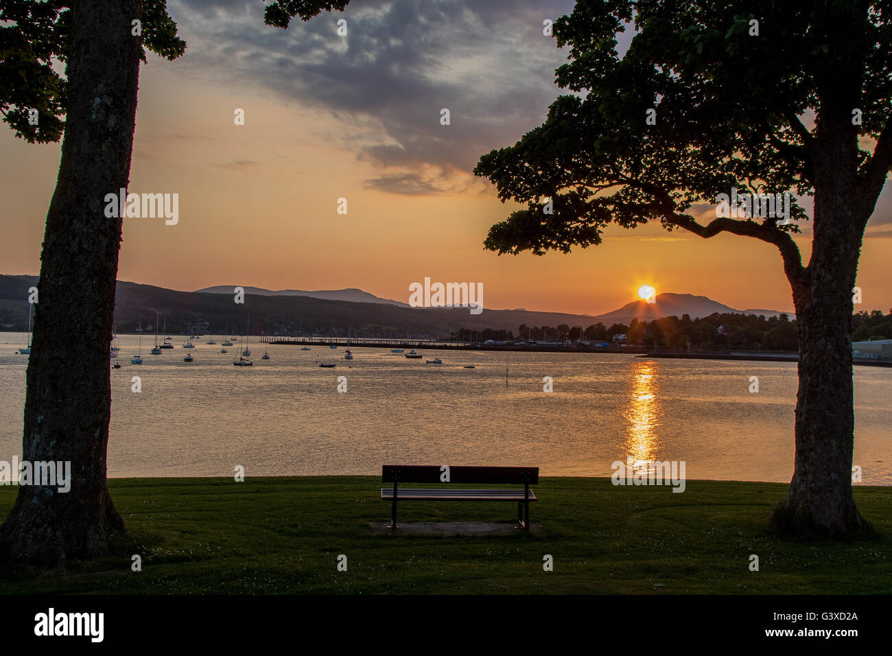 Sunset over bay la hi-res stock photography and images - Alamy