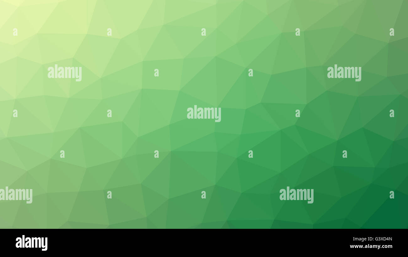 Abstract green gradient lowploly of many triangles background for use ...