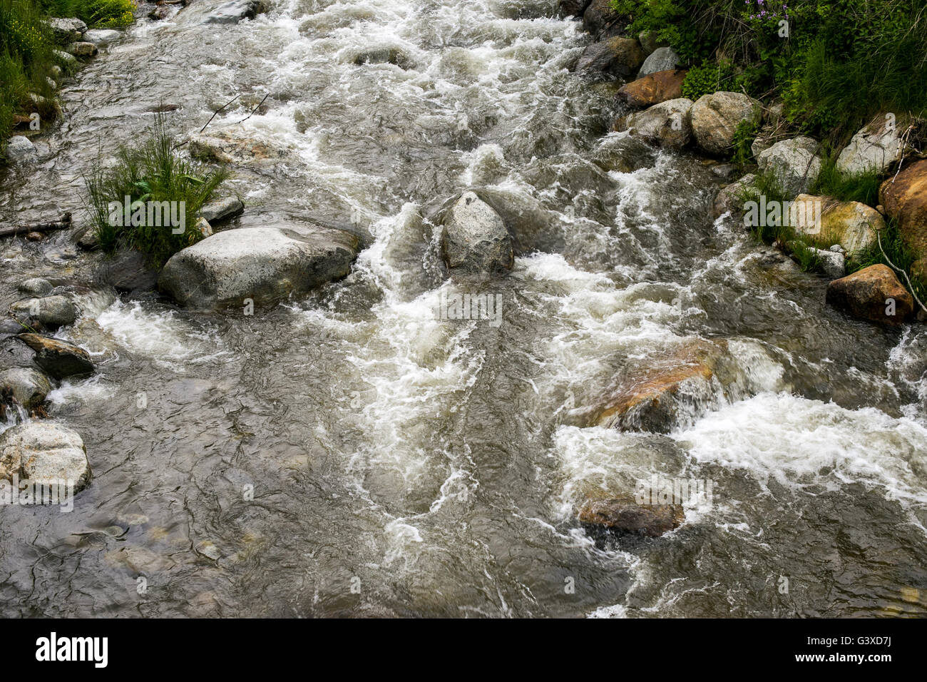 Water flows between stones in hi-res stock photography and images - Alamy
