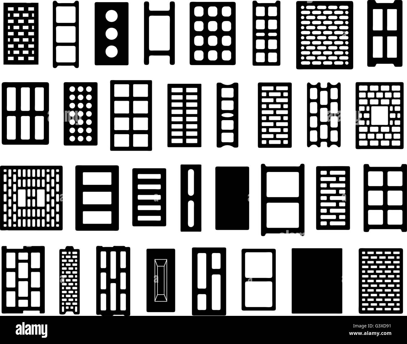 Concret block Stock Vector Images - Alamy