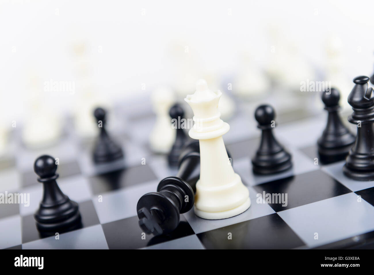 checkmate on the chessboard, chess Stock Photo - Alamy