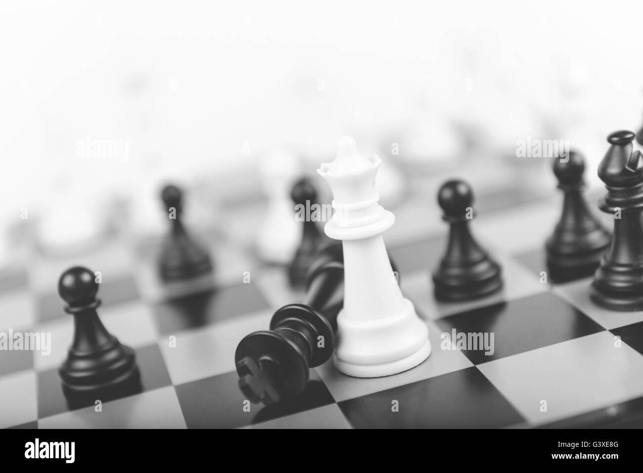 checkmate on the chessboard, chess Stock Photo - Alamy