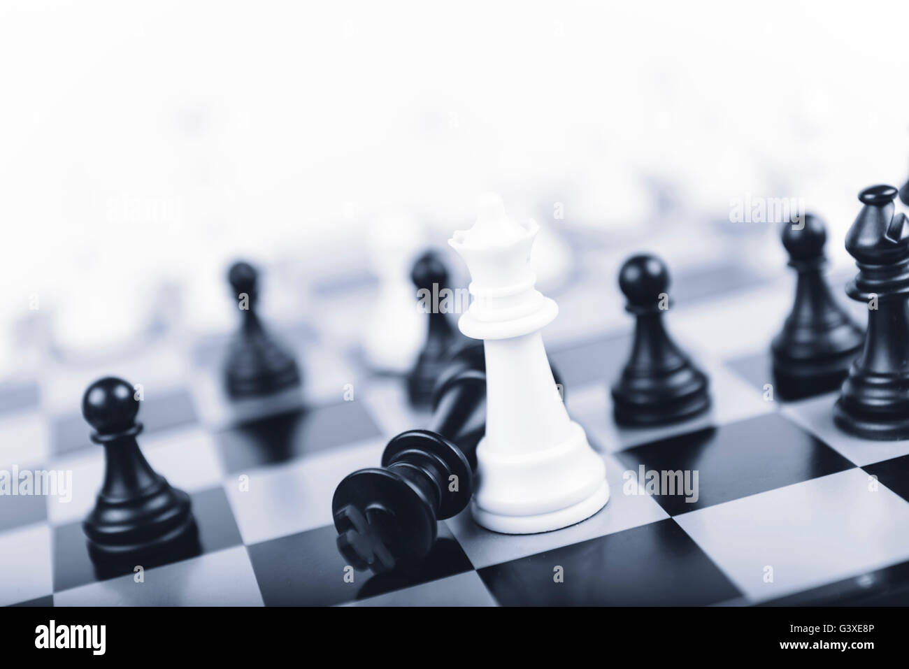 checkmate on the chessboard, chess Stock Photo - Alamy