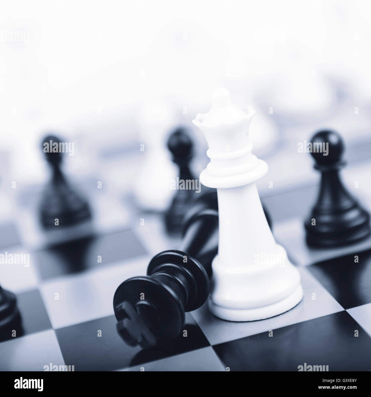 checkmate on the chessboard, chess Stock Photo - Alamy