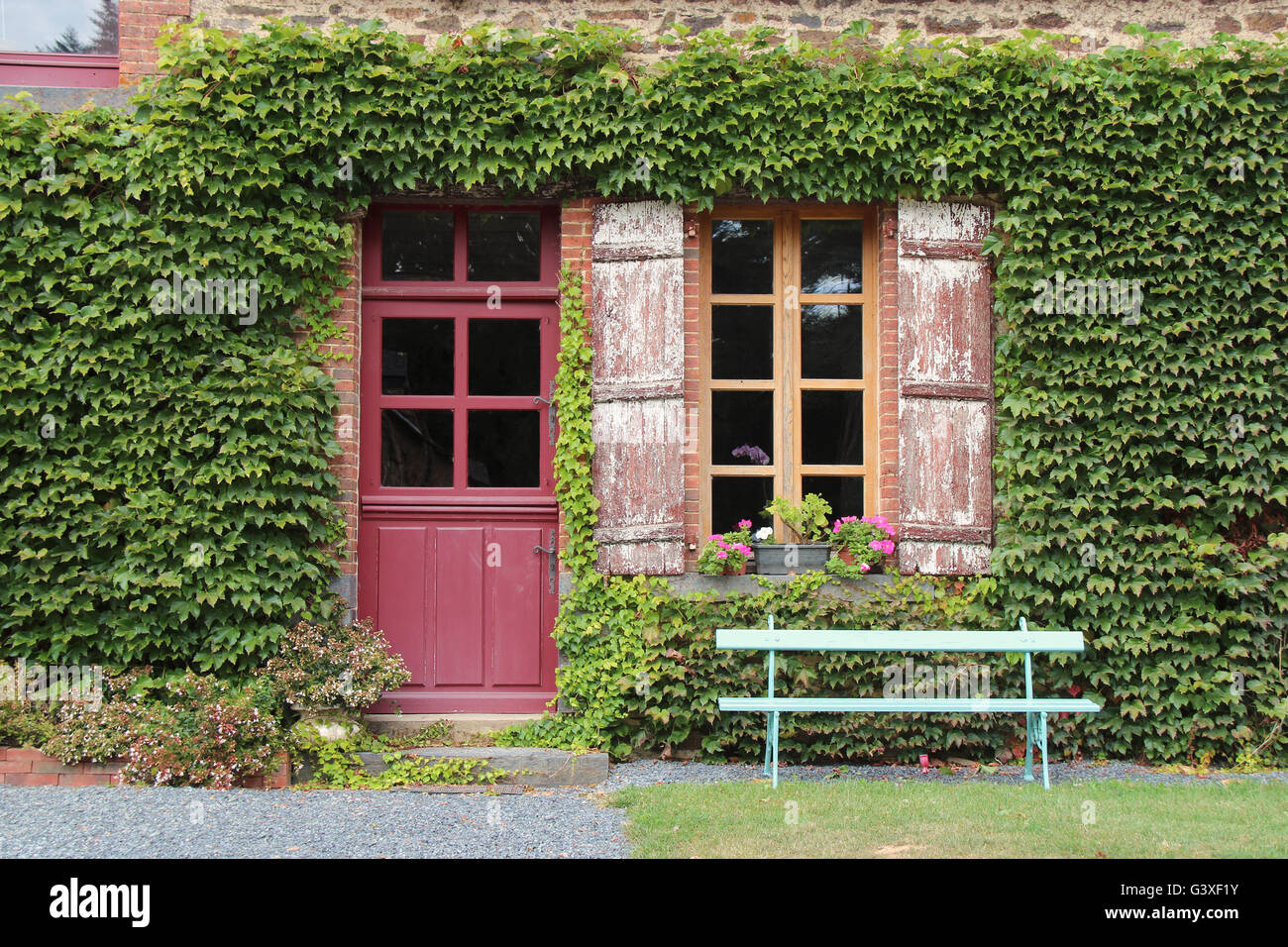 The facade of a farm closed to Nantes (France Stock Photo - Alamy