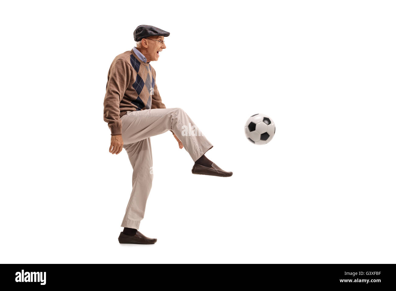 Man kicking hi-res stock photography and images - Alamy