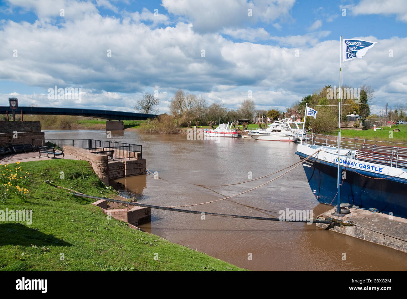 River severn upton upon severn worcestershire hi-res stock photography ...