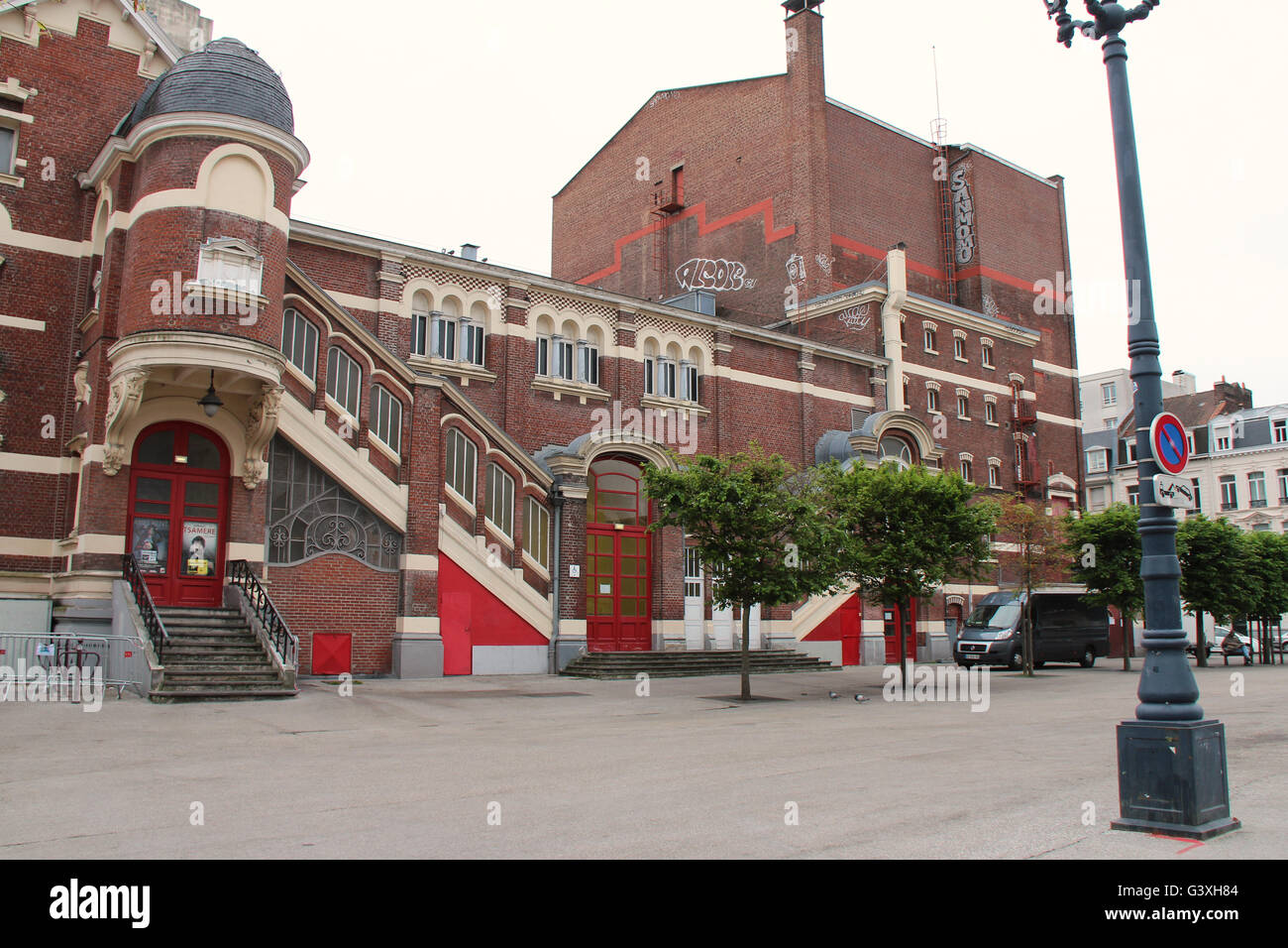 Lateral facade of the Sébastopol theater in Lille (France Stock Photo ...