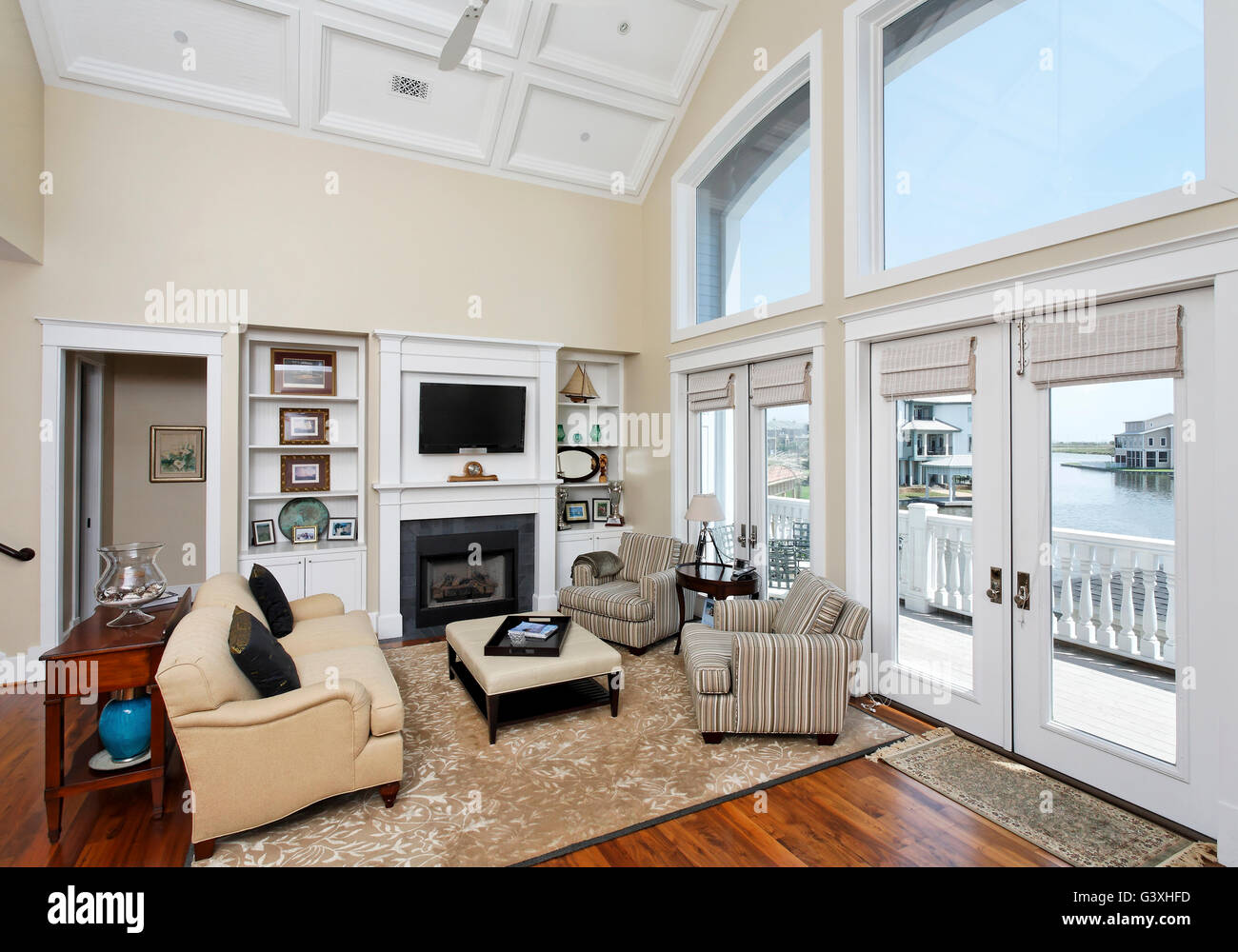 Private Home House Interior and Exterior with all Rooms Stock Photo - Alamy