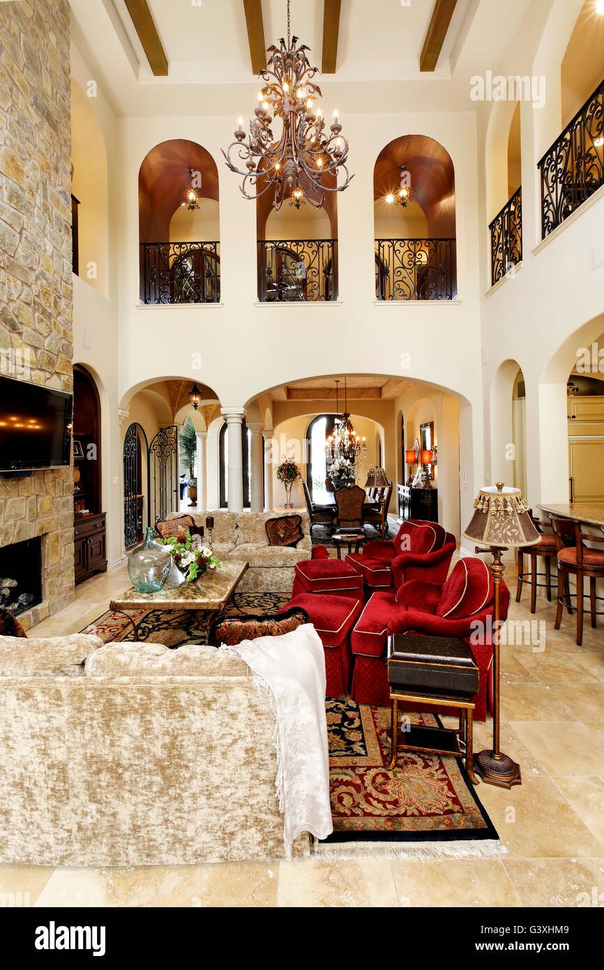 Private Home House Interior and Exterior with all Rooms Stock Photo - Alamy