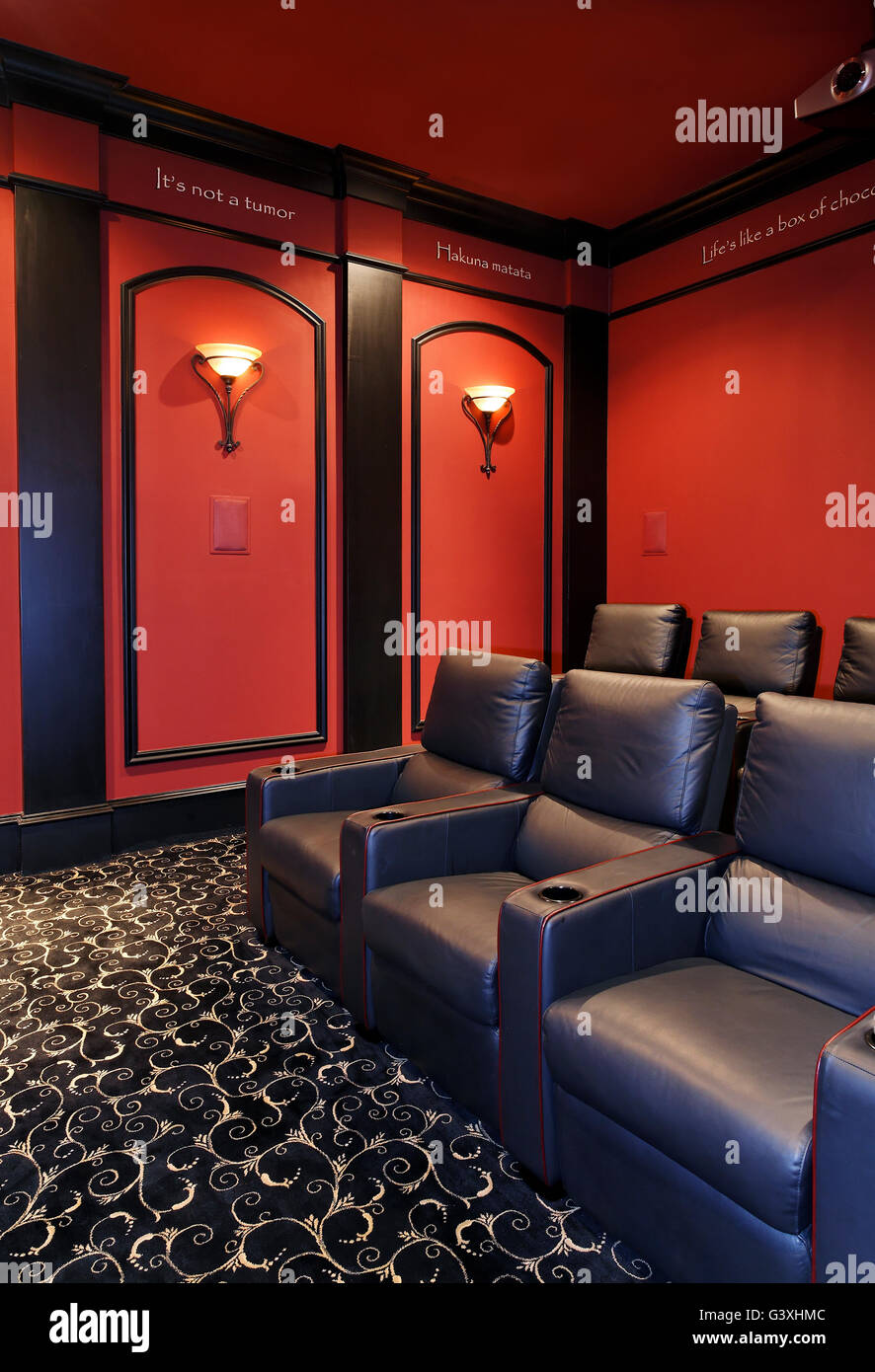 Private Home House Interior and Exterior with all Rooms Stock Photo - Alamy