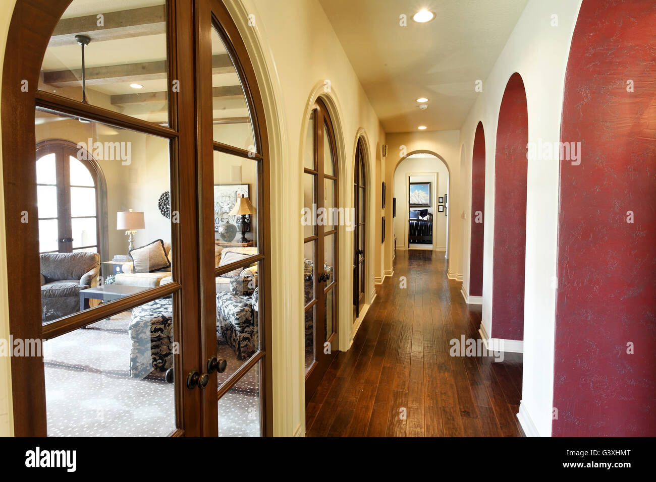 Private Home House Interior and Exterior with all Rooms Stock Photo - Alamy