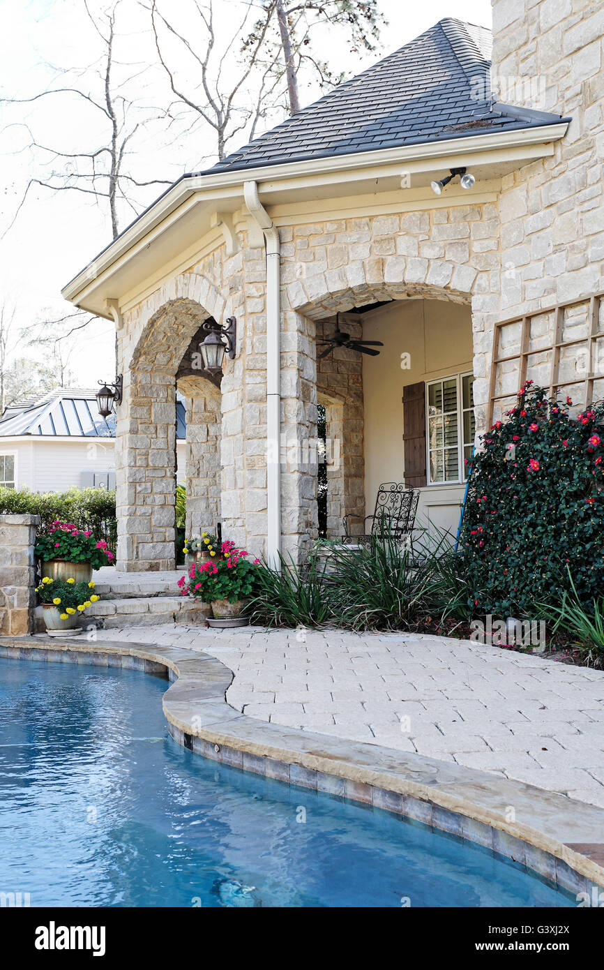 Private Home House Interior and Exterior with all Rooms Stock Photo - Alamy