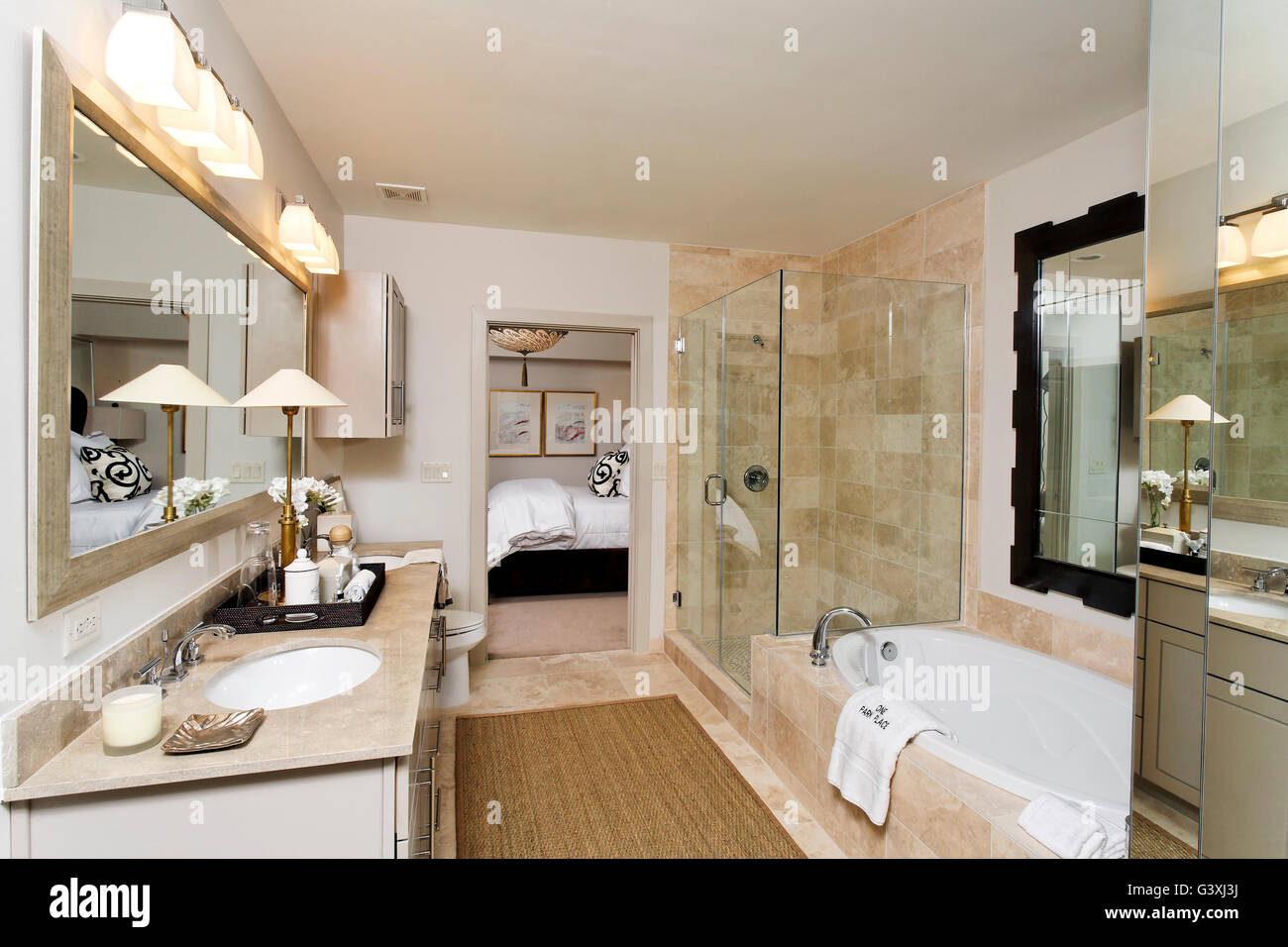 Private Home House Interior and Exterior with all Rooms Stock Photo - Alamy