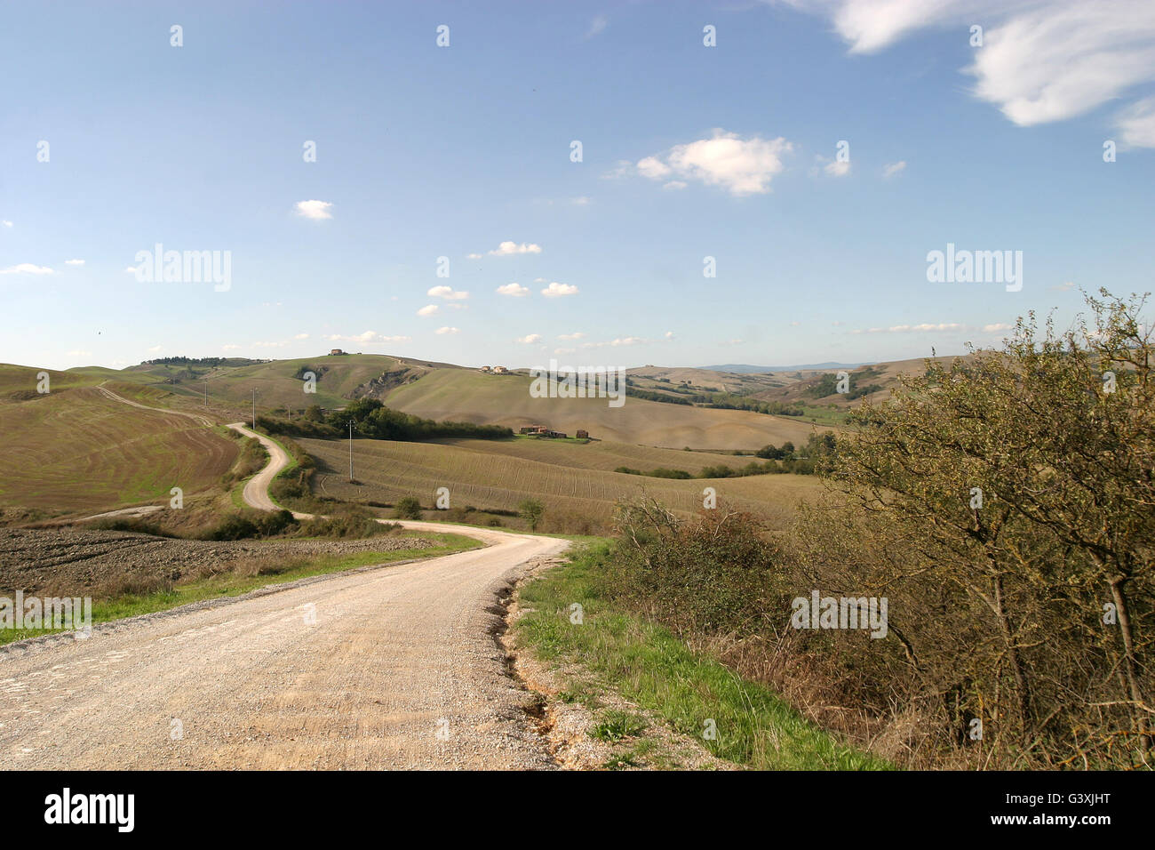 a beautiful view of the "Colli Senesi", Tuscany, Italy Stock Photo - Alamy