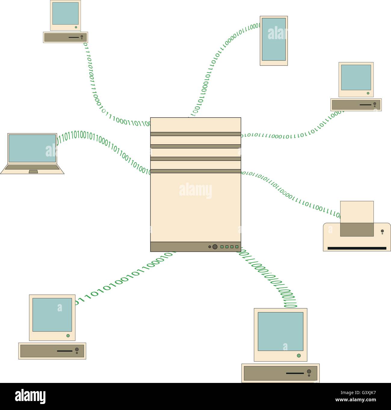 Computer network hi-res stock photography and images - Alamy