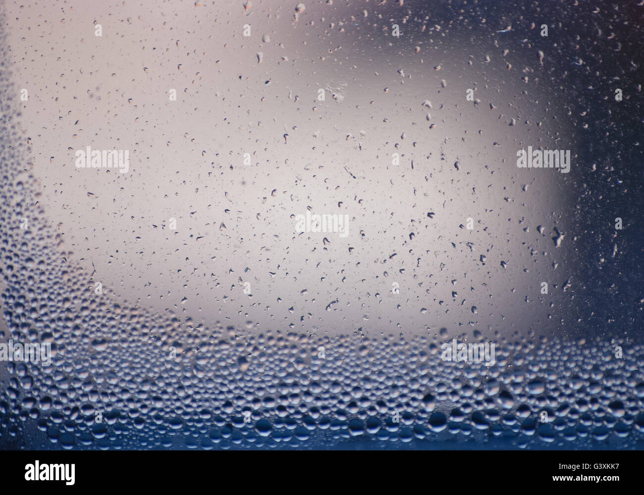 Water droplets and condensation on a window Stock Photo - Alamy