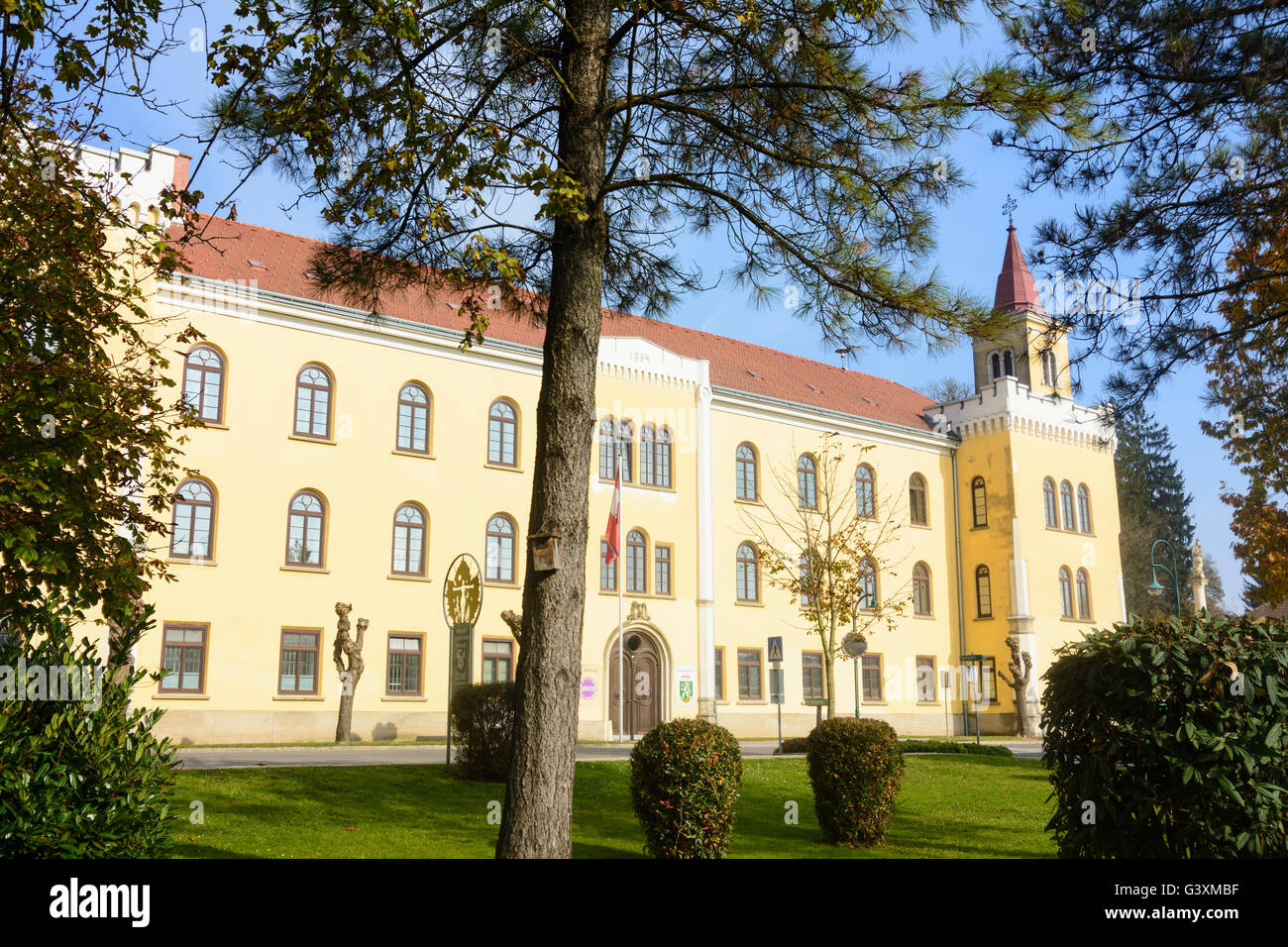 Strass Castle, today Archduke Johann barracks, Austria, Steiermark ...