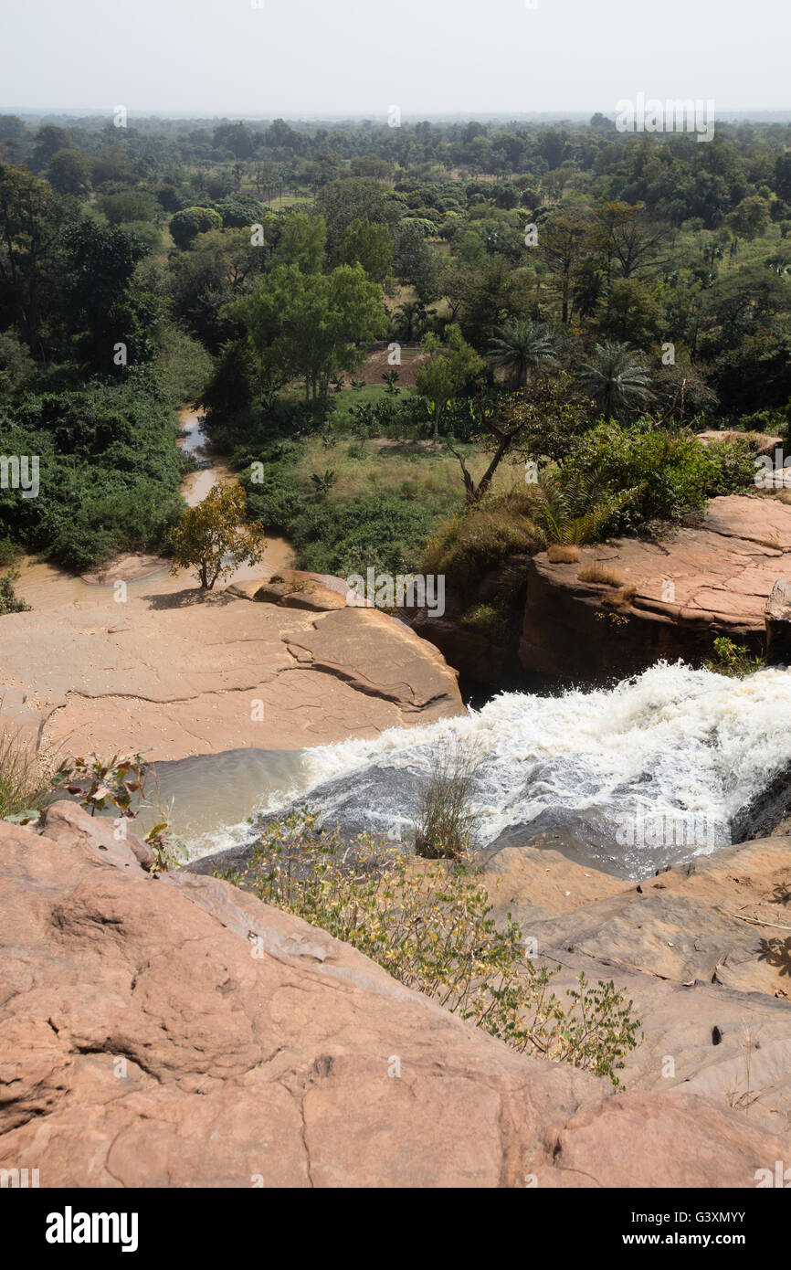 Karfiguela falls in Banfora, Cascades region , Burkina Faso Stock Photo ...