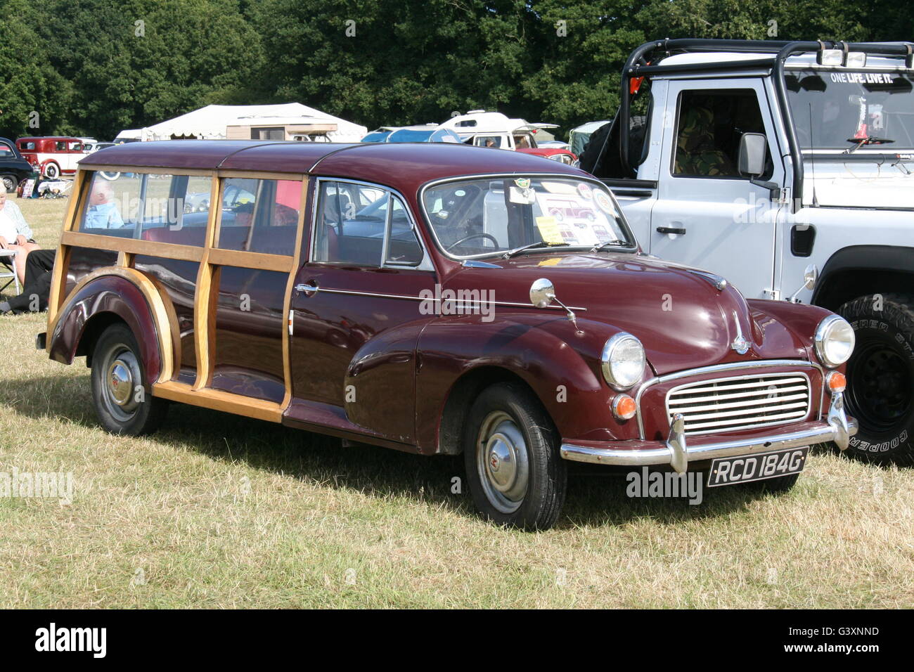 A CUSTOMISED LENGTHENED MORRIS MINOR TRAVELLER VINTAGE CLASSIC CAR ...