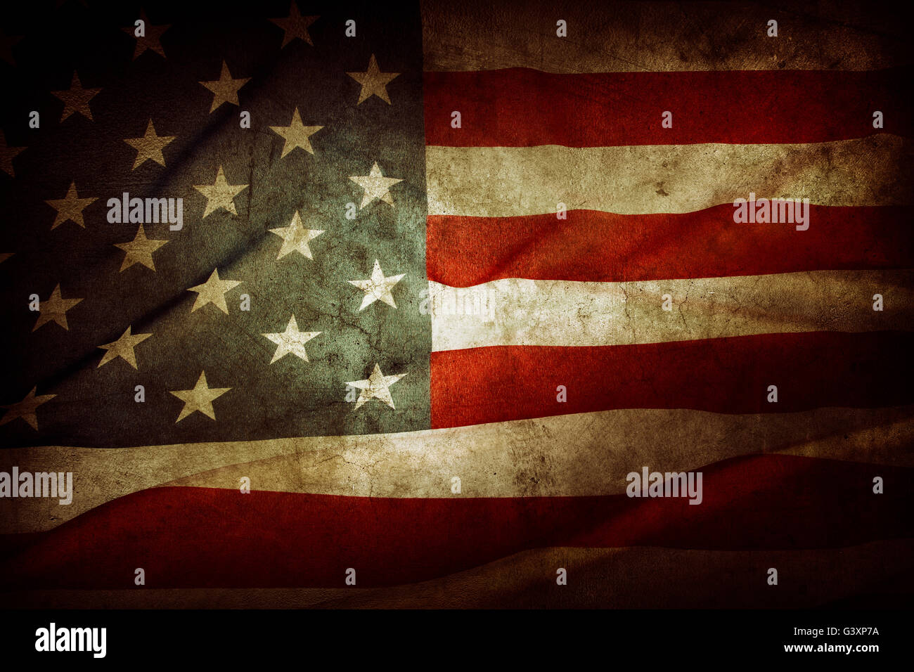 Old american flags design hi-res stock photography and images - Alamy